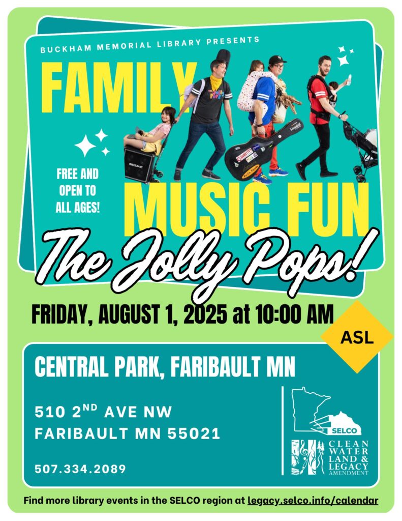 Fun Friday in Central Park: The Jolly Pops - Visit Faribault Minnesota