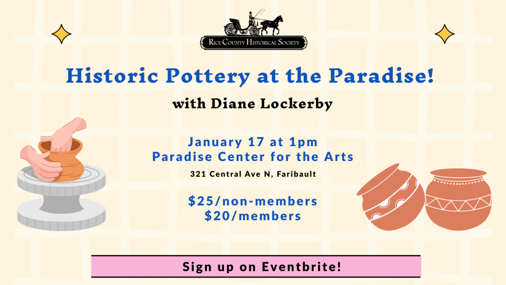 Historic Pottery Workshop at the Paradise with Diane Lockerby - Visit ...